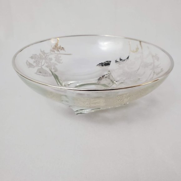 Silver City Glass | Dining | Vintage Silver City Glass Flanders Clear ...